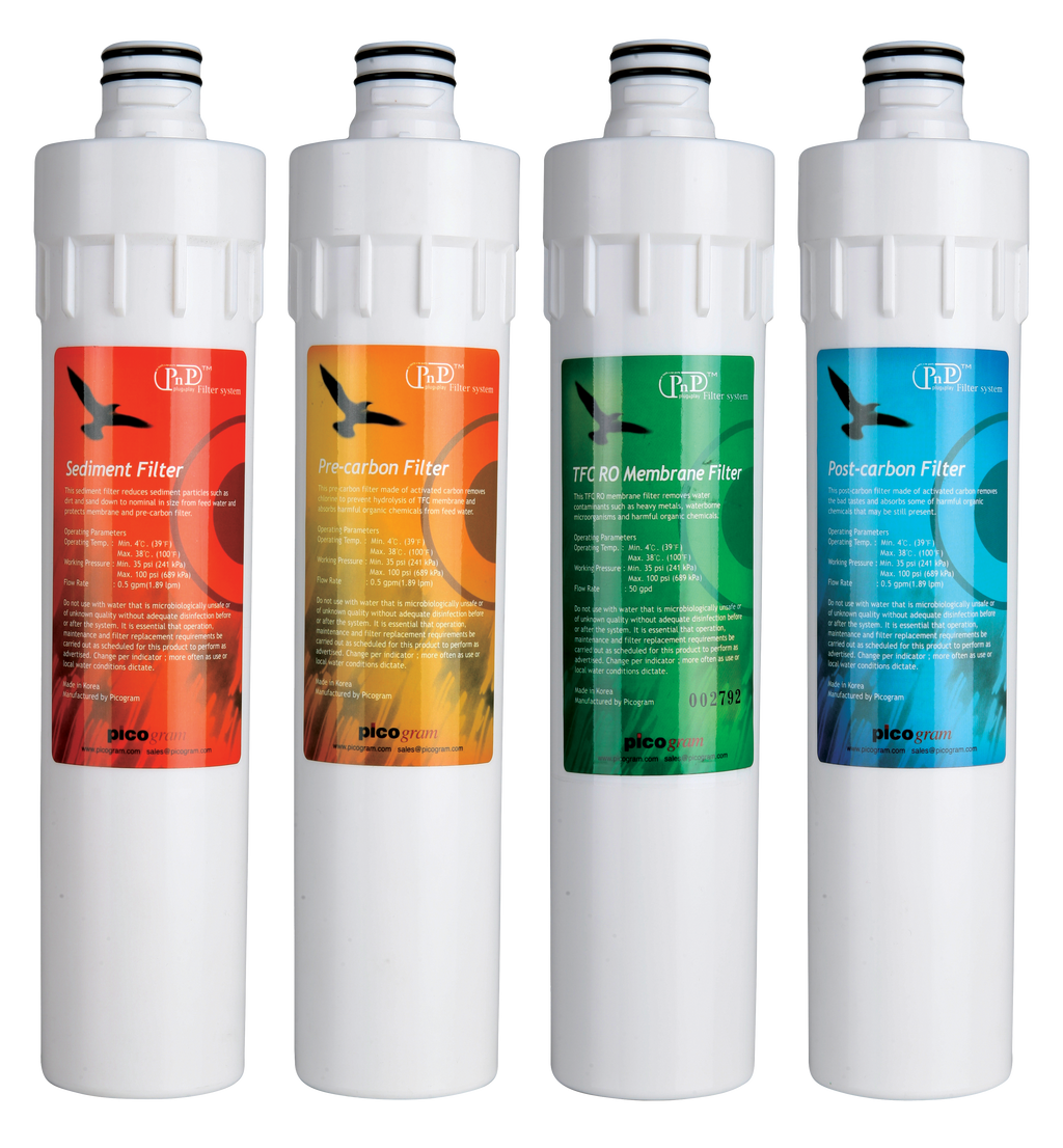 Puri 5 PNP Full Replacement Filter Kit (Sediment, Pre-Carbon, Post-Car