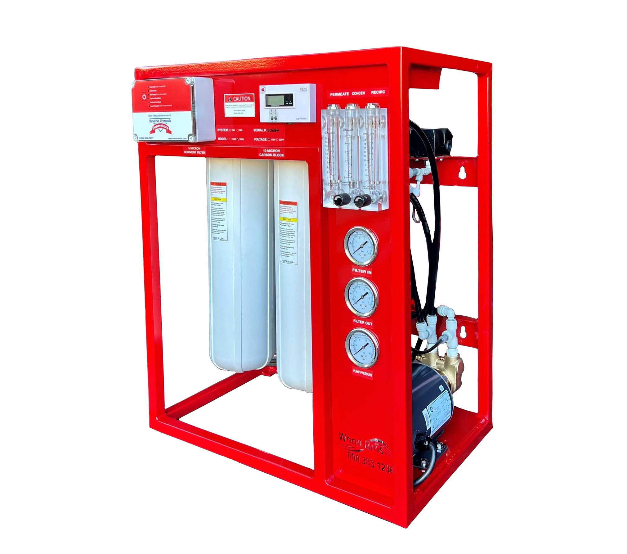 FULLY-LOADED Commercial Reverse Osmosis System - 1000 GPD | Reverse ...