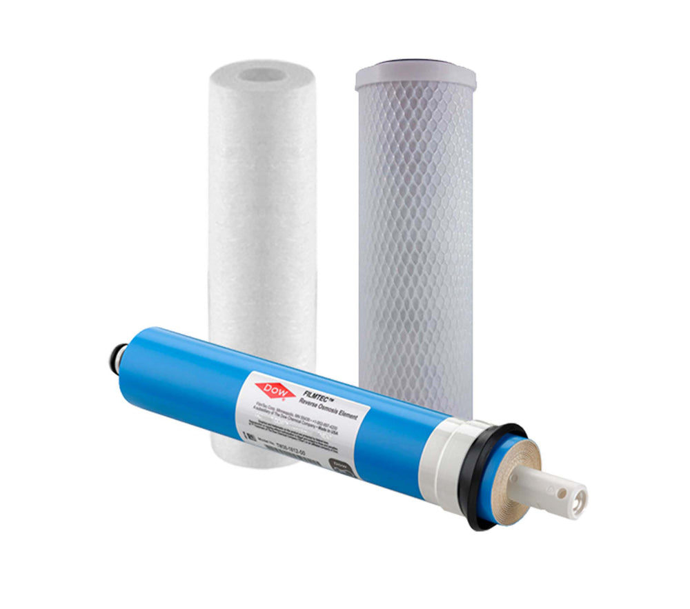 REO-Pure Reverse Osmosis 3 Stage Water Filter Set | Reverse Osmosis ...