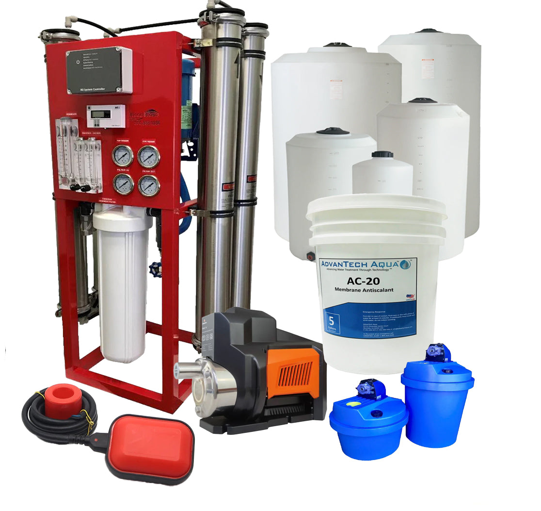Commercial Water Filter System Oceanic LIGHT COMMERCIAL RO 300 GPD
