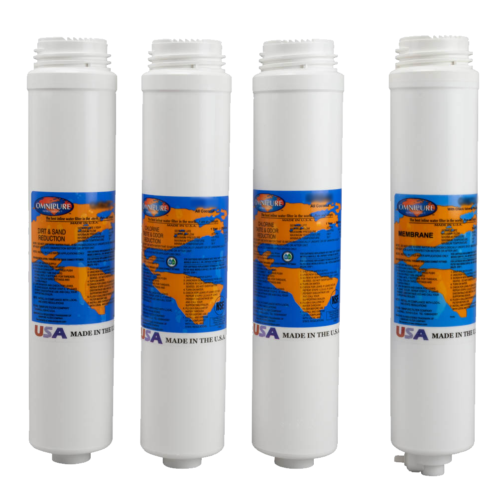 PuroTwist PT-4000 Reverse Osmosis Omnipure Filters