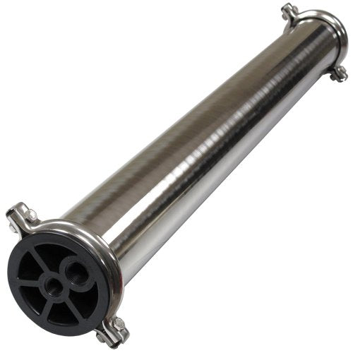 Stainless Steel Membrane Housing | 4" X 21" Reverse Osmosis Housing
