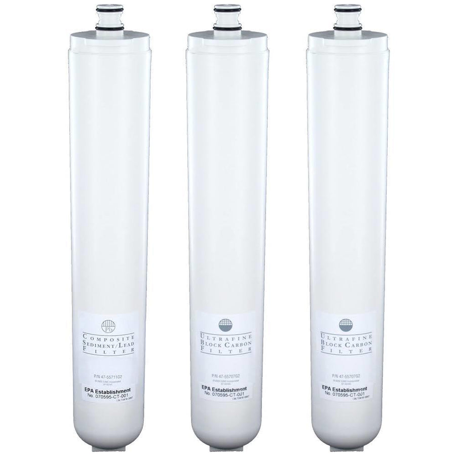 Water Factory Water Filter Set | Cuno SQC 4 HF Reverse Osmosis Filters ...